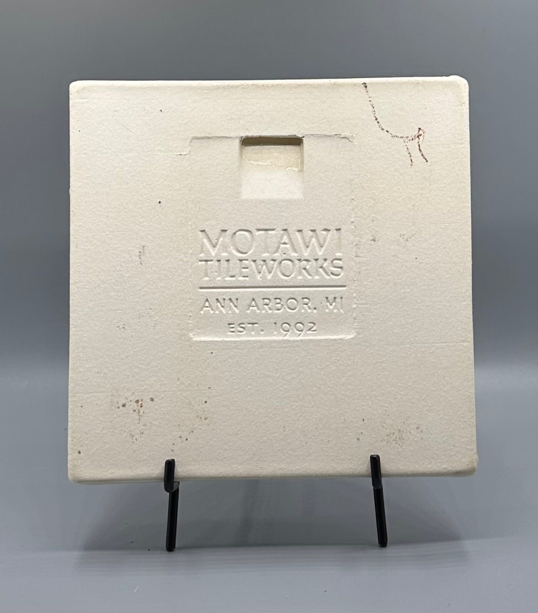 Motawi Tileworks 6x6 Coniferous Cardinal – Glow Fish Studios