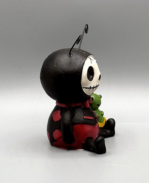 Dot the Ladybug Signature Skeleton Furrybones Collectible Figurine Glo ...
