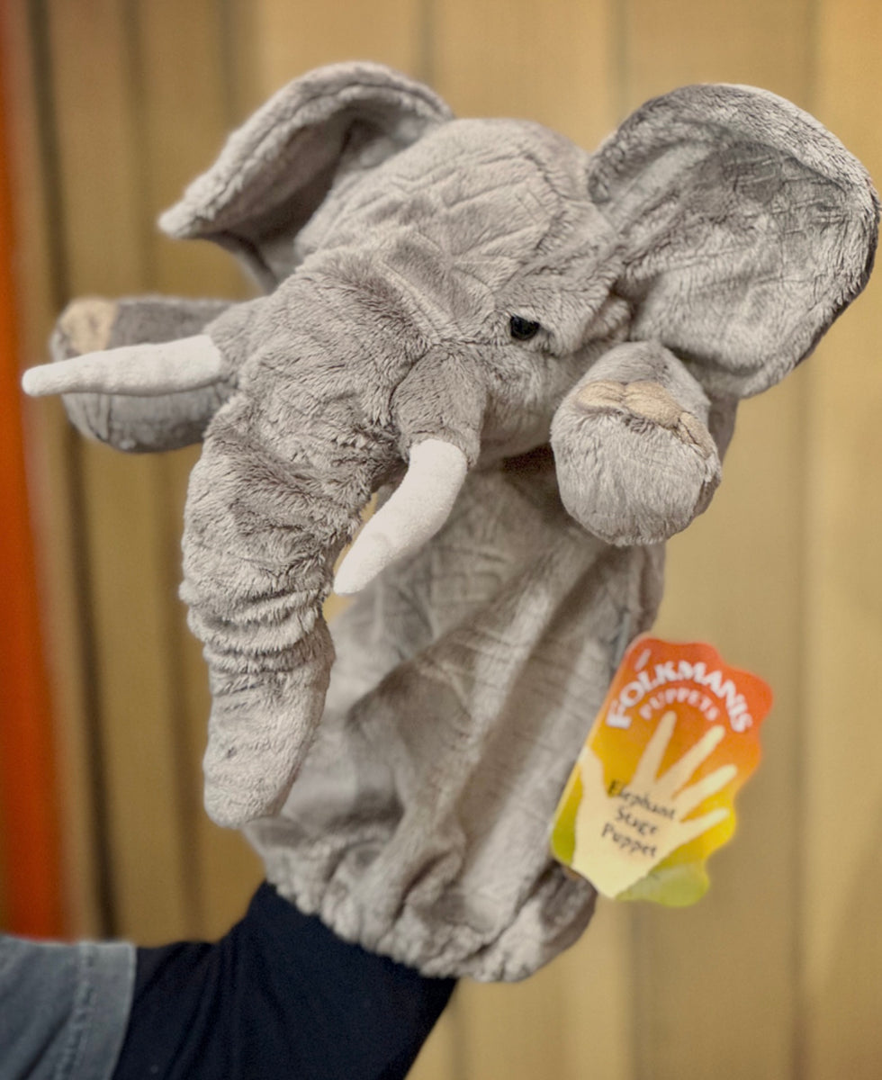 Elephant Stage Folkmanis Puppet – Glow Fish Studios