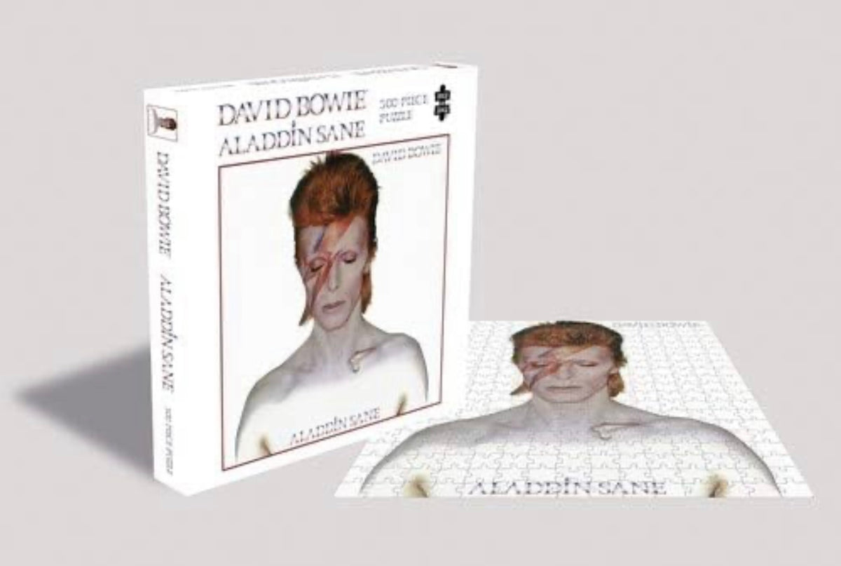David Bowie Aladdin Sane 500 Piece Puzzle – Glow Fish Studios