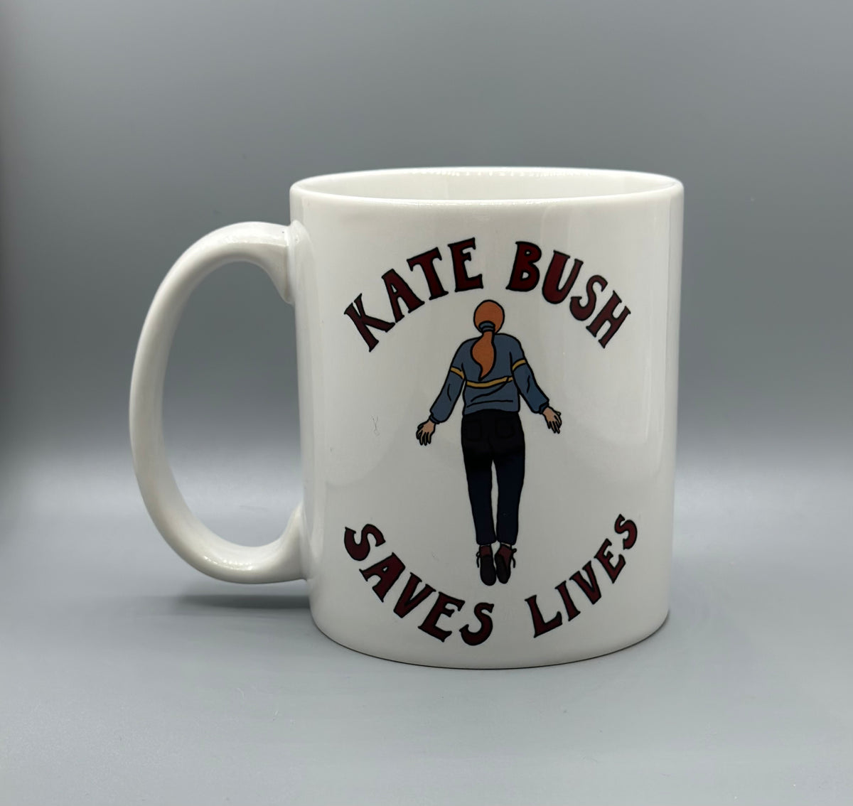 Kate Bush Saves Lives Ceramic Mug – Glow Fish Studios