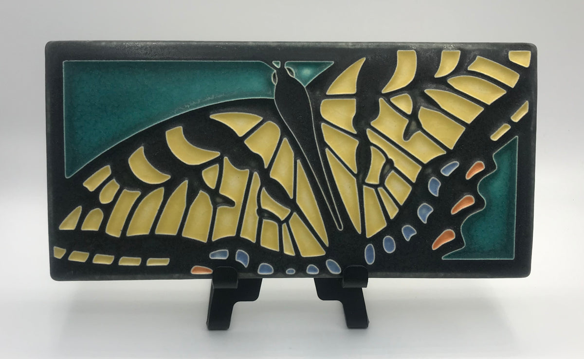 Motawi Tileworks 4x8 Swallowtail Turquoise – Glow Fish Studios